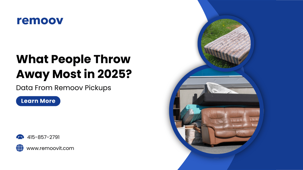 What People Throw Away Most in 2025: Data From Remoov Pickups